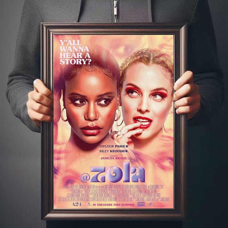 Zola Movie Poster, Canvas Poster Printing, Classic Movie Wall Art for ...