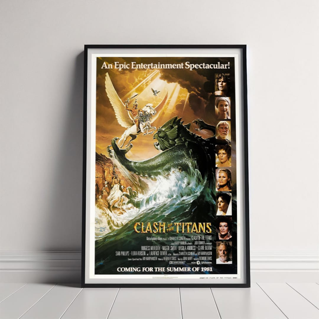 Lash of the Titans Movie Poster High Quality Canvas Poster - Etsy