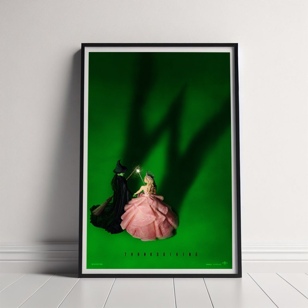 Wicked Part One Movie Poster, Canvas Poster Printing, Classic Movie ...