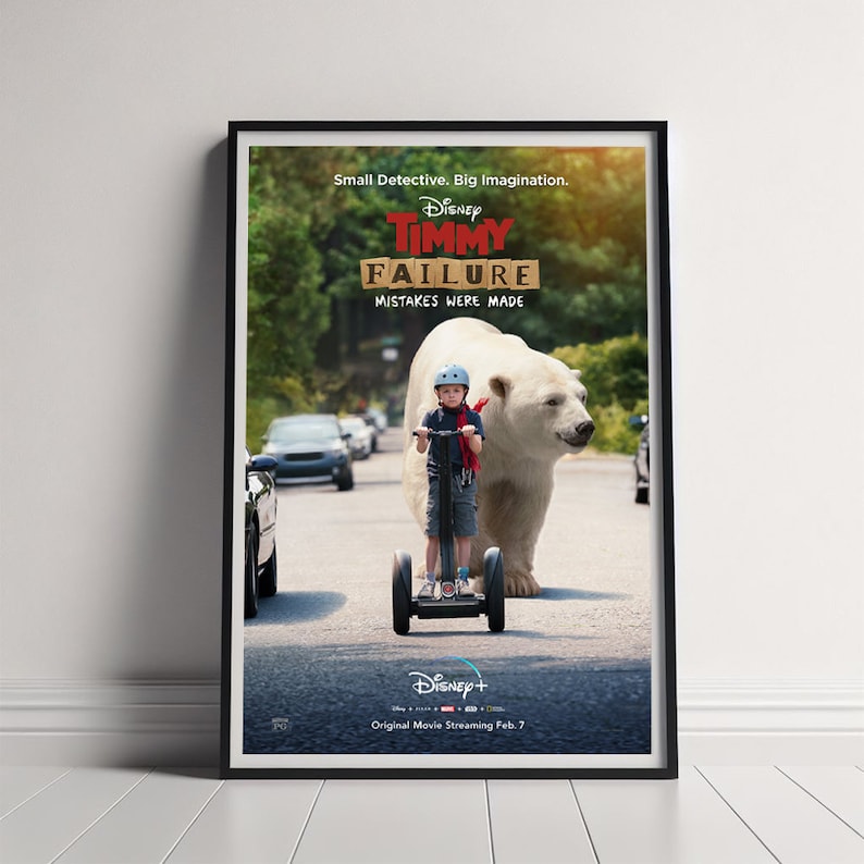 Timmy Failure Mistakes Were Made Movie Poster, Canvas Poster Printing ...