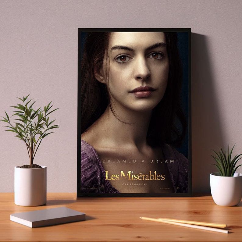 Les Miserables Movie Poster, Canvas Poster Printing, Classic Movie Wall ...