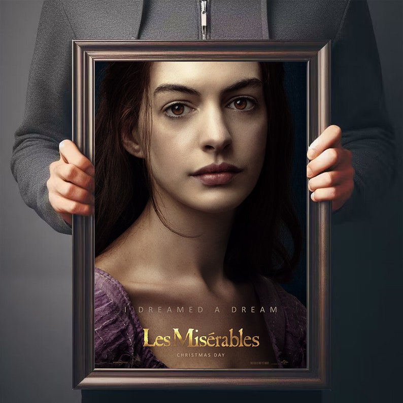 Les Miserables Movie Poster, Canvas Poster Printing, Classic Movie Wall ...