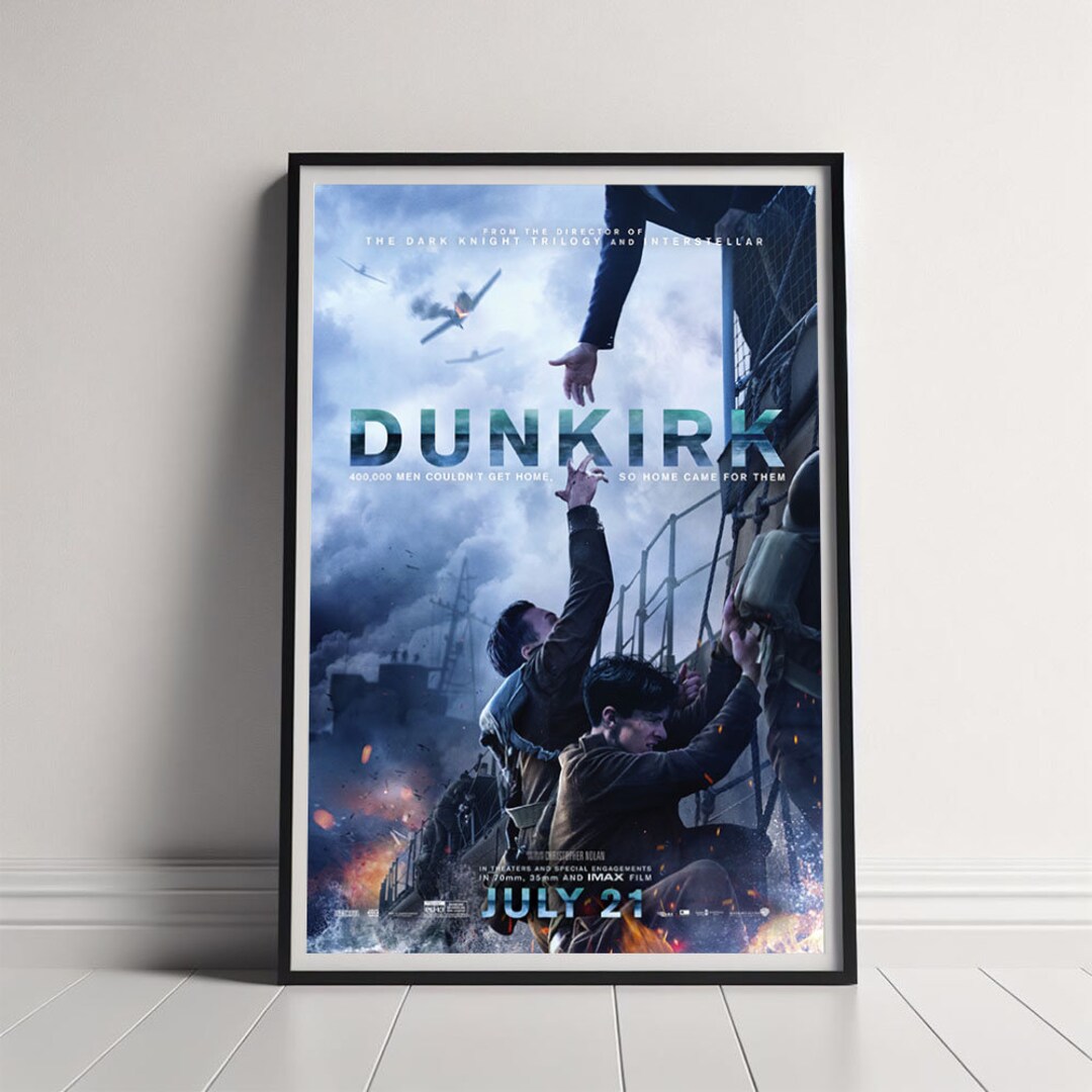 Dunkirk Movie Poster, Canvas Poster Printing, Classic Movie Wall Art ...