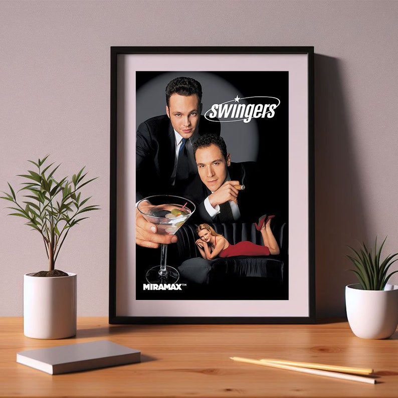 Swingers Movie Poster, Canvas Poster Printing, Classic Movie Wall Art for Room Decor, Unique ...