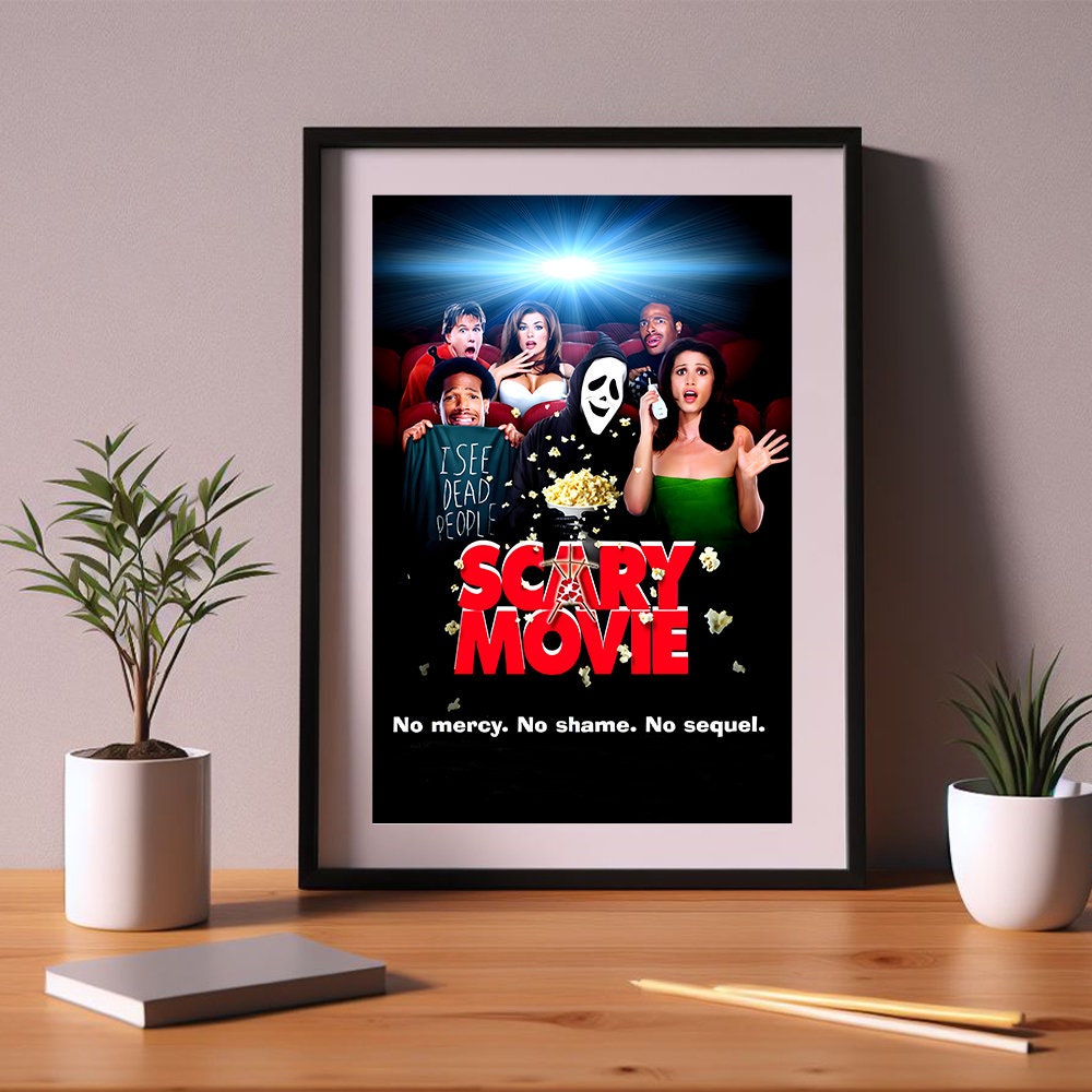 Scary Movie Movie Poster High Quality Canvas Poster Printing - Etsy