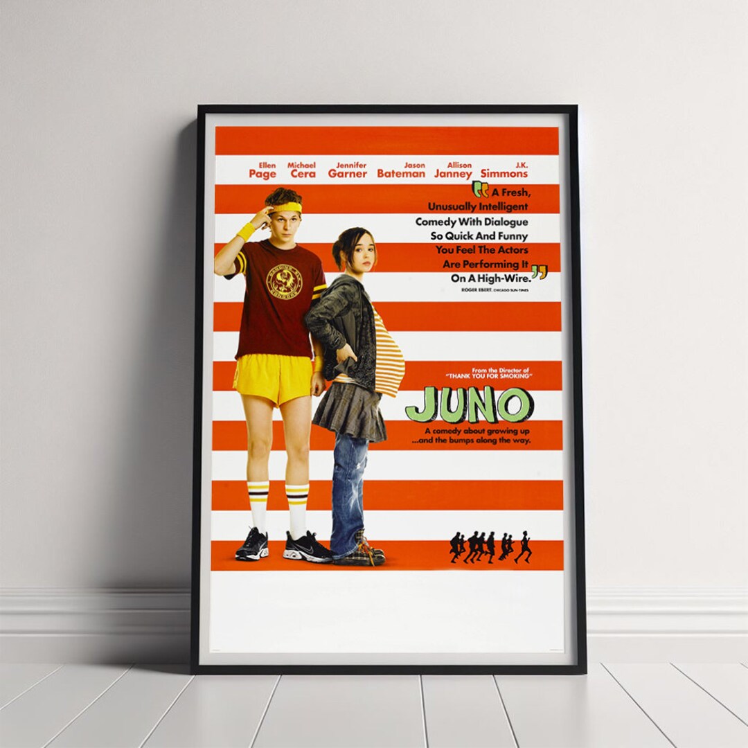 Juno Movie Poster, Canvas Poster Printing, Classic Movie Wall Art for ...
