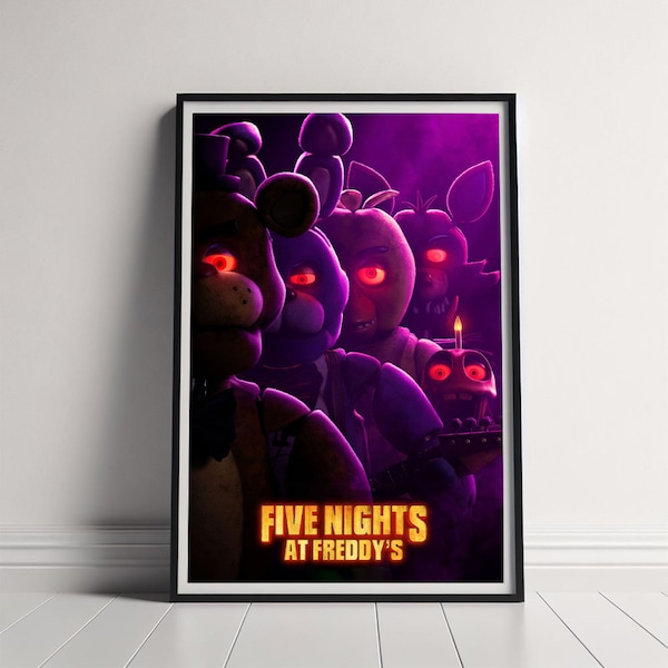 Five Nights at Freddy Poster - Etsy UK