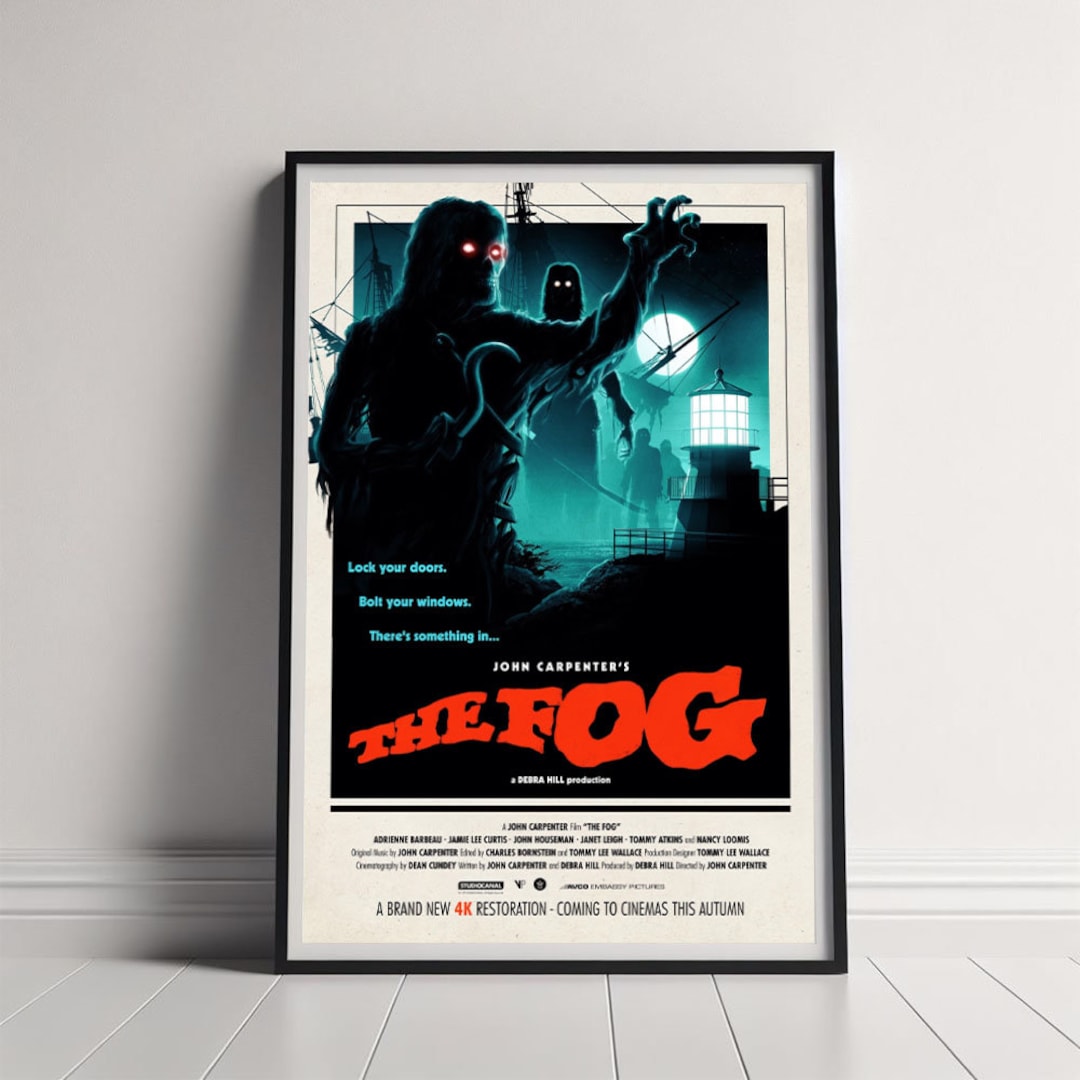 The Fog Movie Poster, Canvas Poster Printing, Classic Movie Wall Art ...