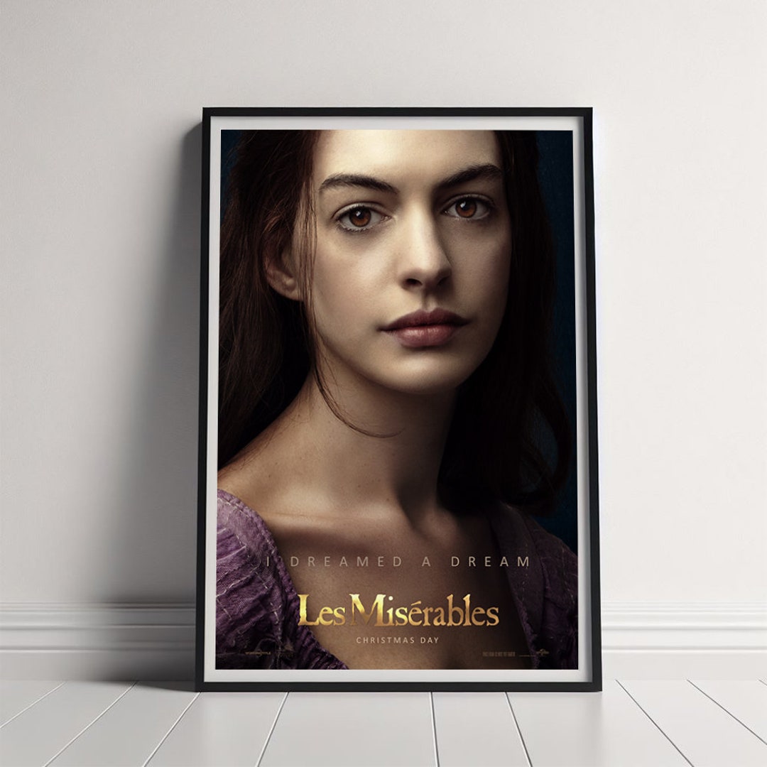 Les Miserables Movie Poster, Canvas Poster Printing, Classic Movie Wall ...