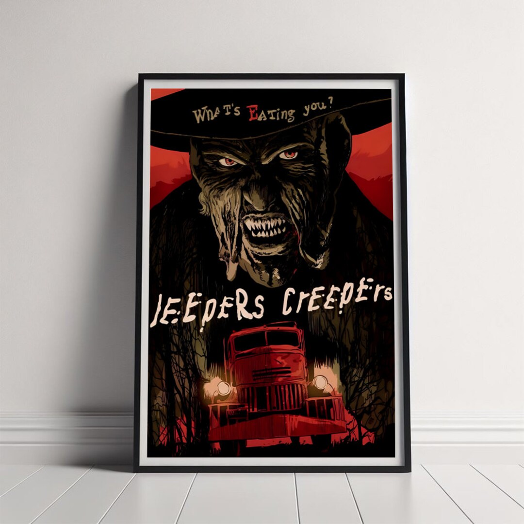 Jeepers Creepers Movie Poster, Canvas Poster Printing, Classic Movie Wall Art for Room Decor ...