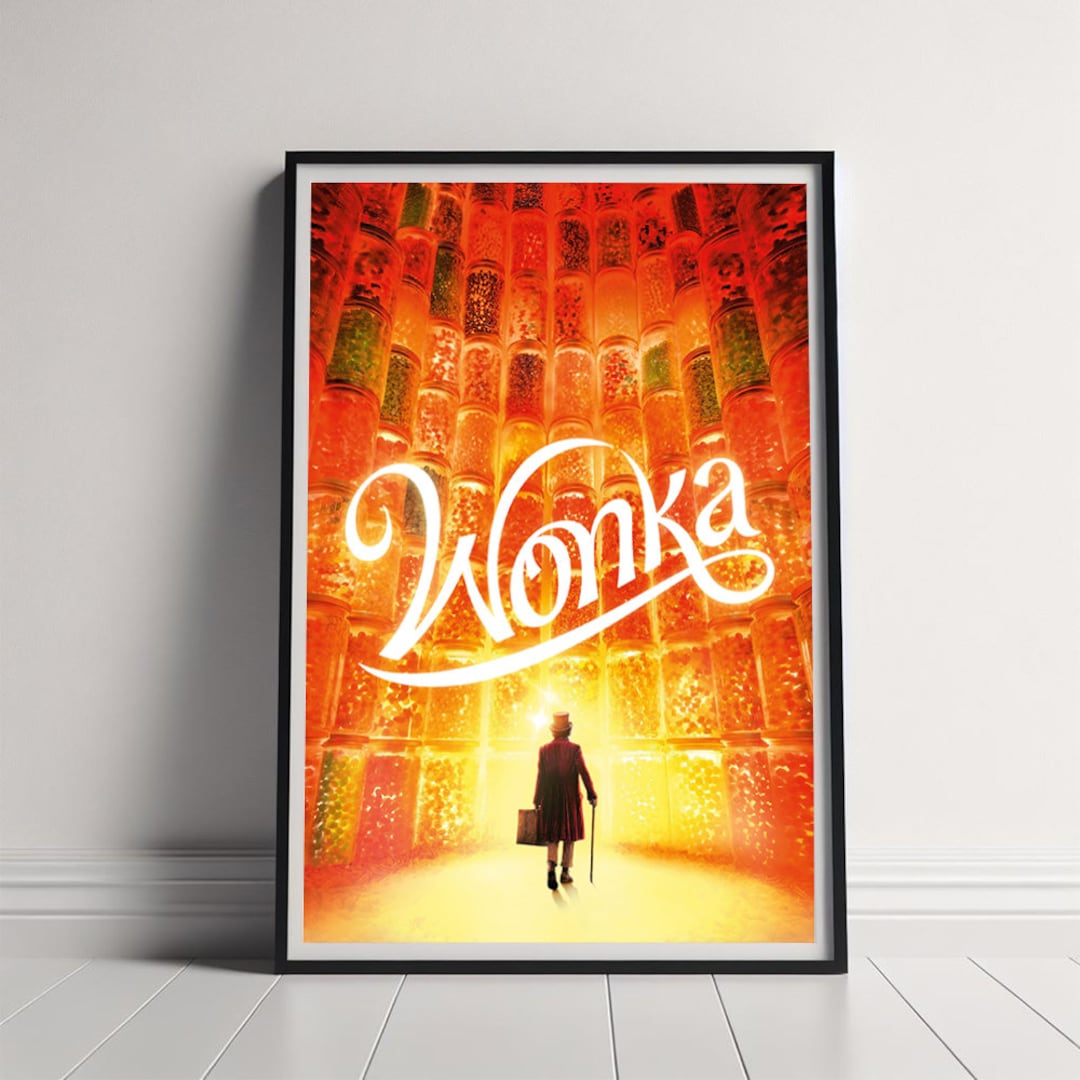 Wonka Movie Poster Canvas Poster Printing Classic Movie Wall - Etsy