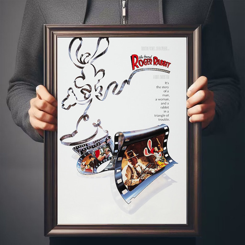 Who Framed Roger Rabbit Movie Poster, Canvas Poster Printing, Classic ...