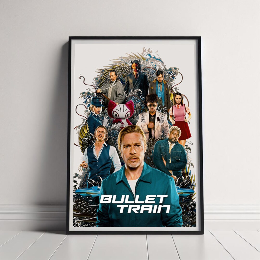 Bullet Train Movie Poster Canvas Poster Print Classic Movie - Etsy