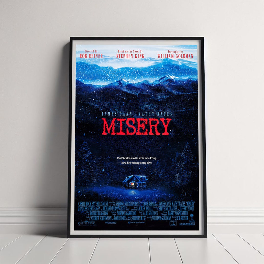 Misery Movie Poster, Canvas Poster Printing, Classic Movie Wall Art for ...