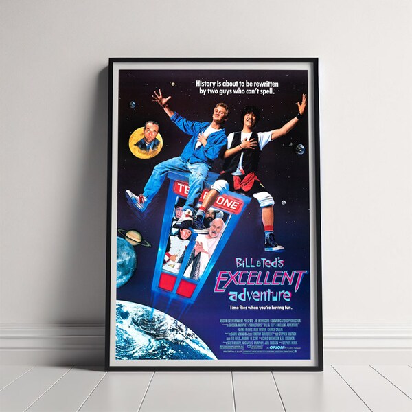 Bill and Ted Poster - Etsy