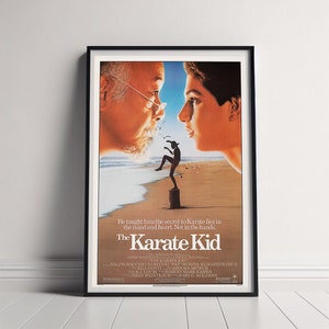 The Karate Kid Movie Poster, Canvas Poster Printing, Classic Movie Wall ...