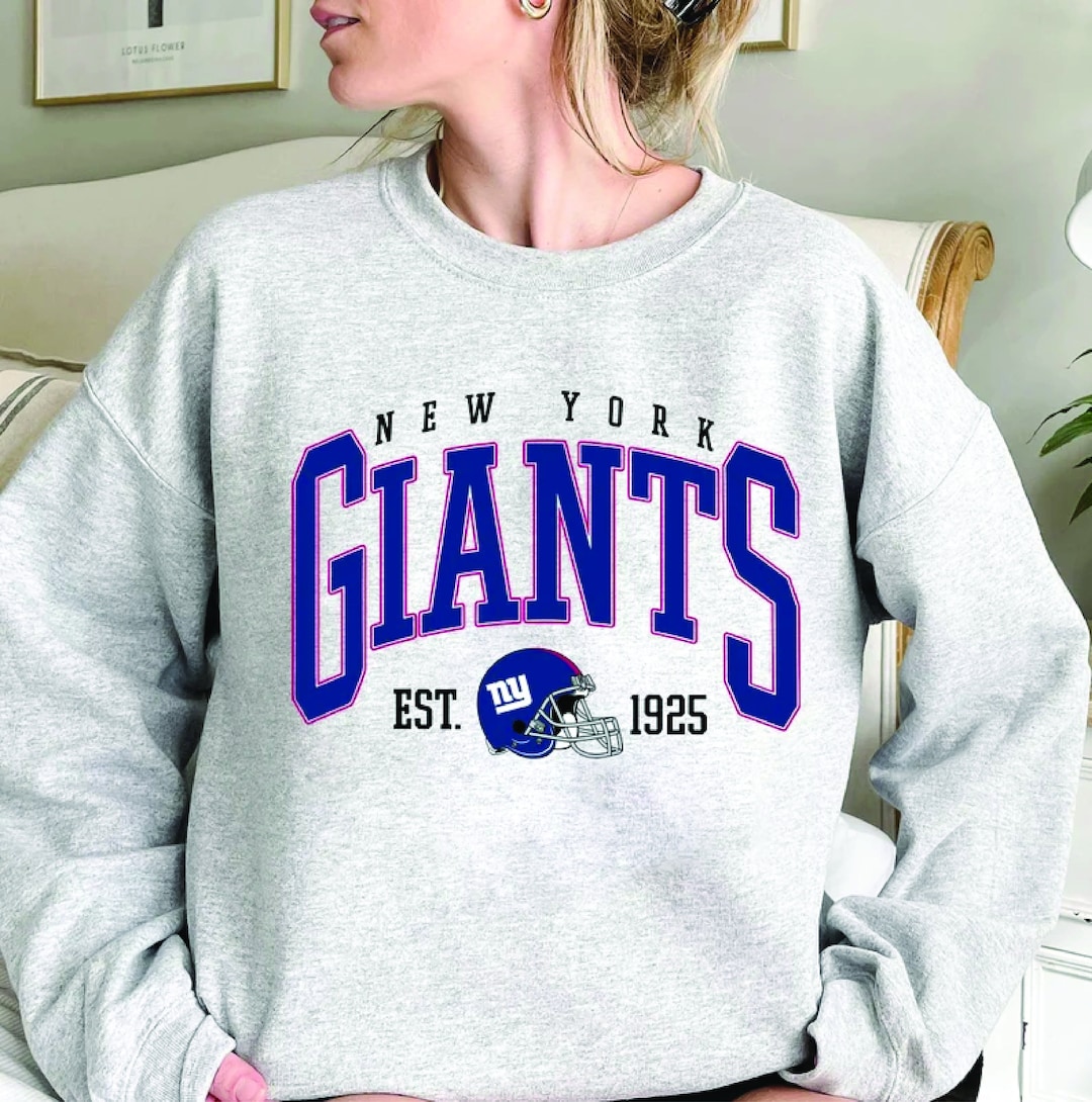 Retro New York Giants Sweatshirt New York Giants Shirt - Etsy
