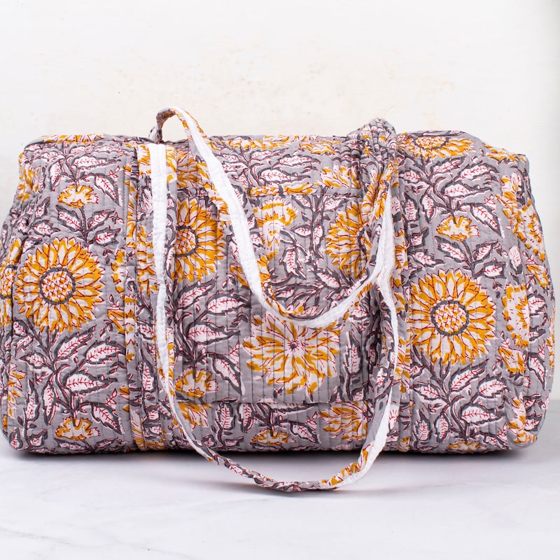 Quilted Duffle Bag - Etsy