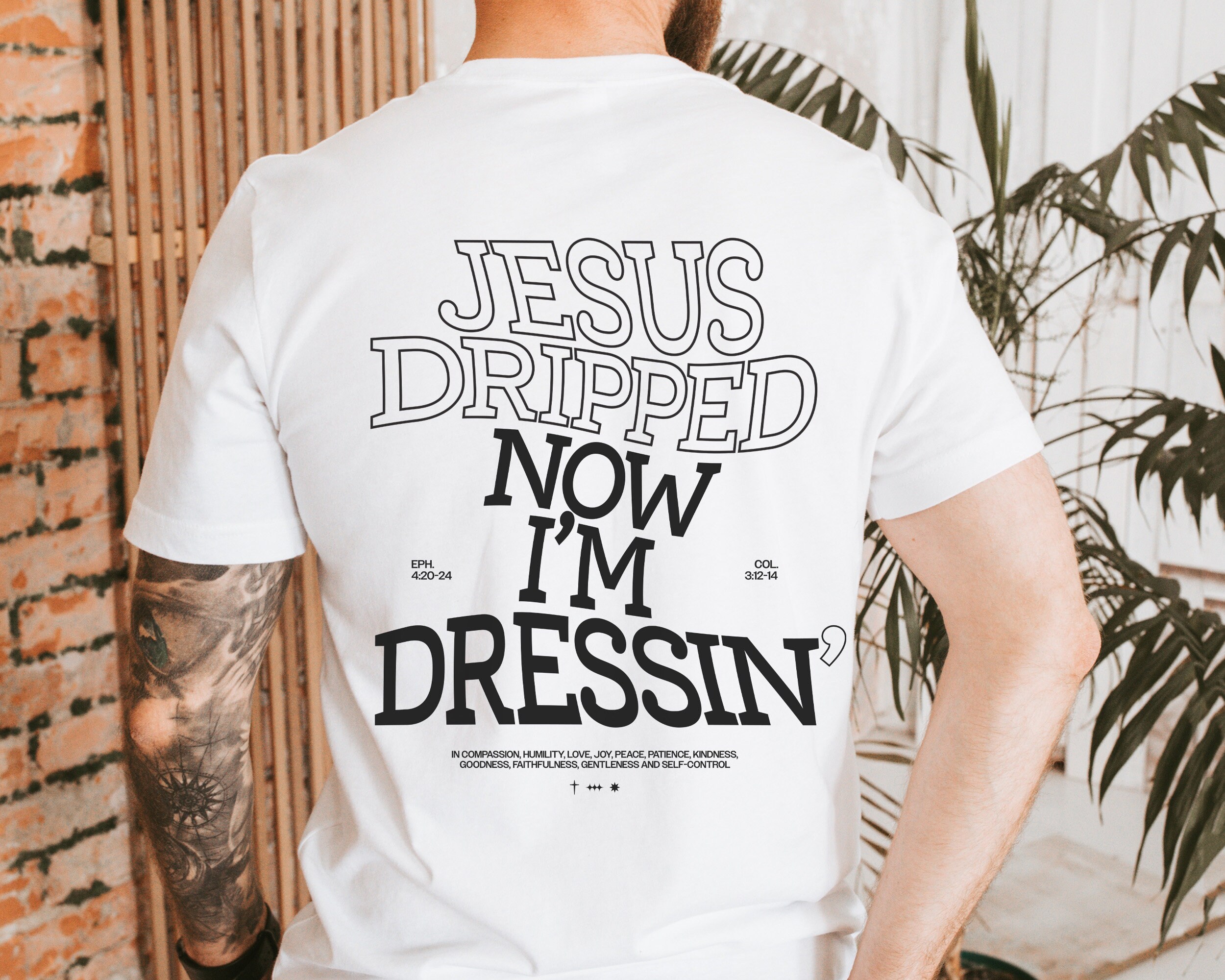Jesus Dripped | Men Funny Christian Gift, Christian Shirts Men, Gifts ...