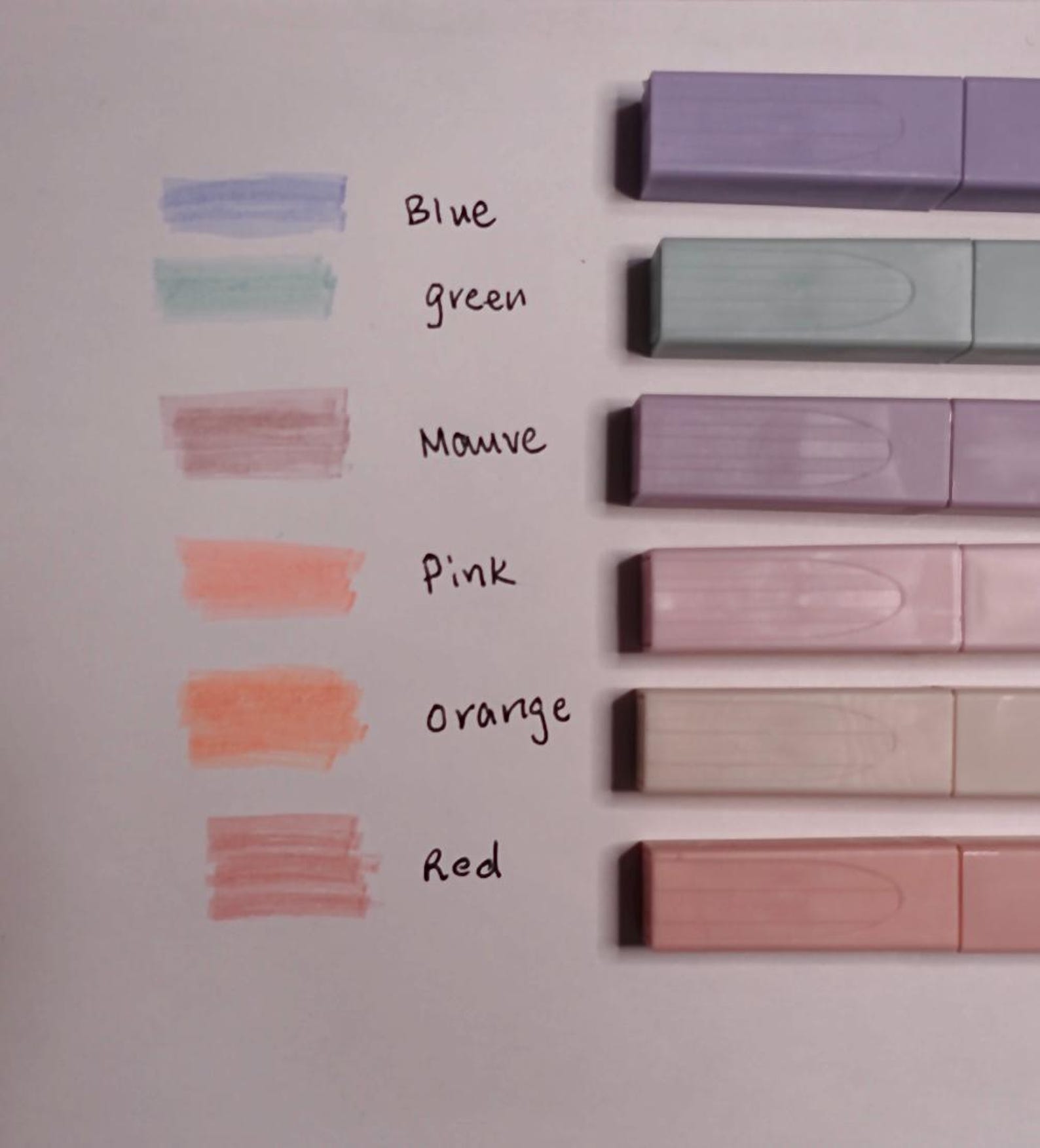 Pastel Square Highlighter for School or Journaling - Etsy