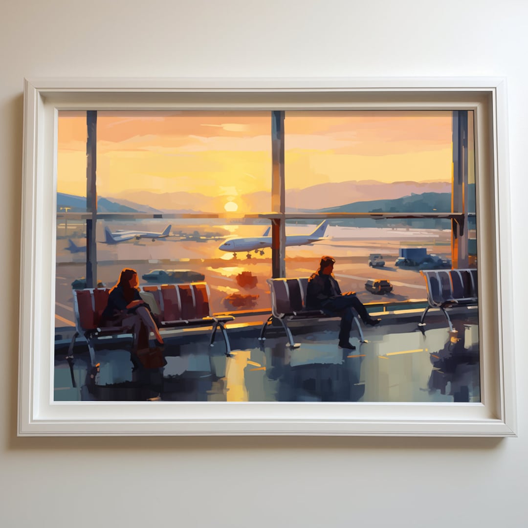 Digital Print "waiting" | Original Wall Décor | Poster | Room Accessory ...