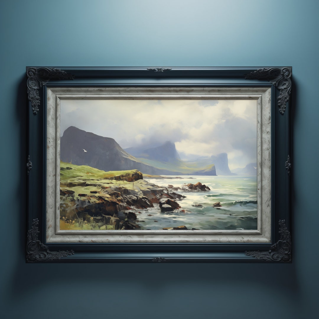 Digital Print “northern Cliffs” | Original Wall Décor | Poster | Room ...