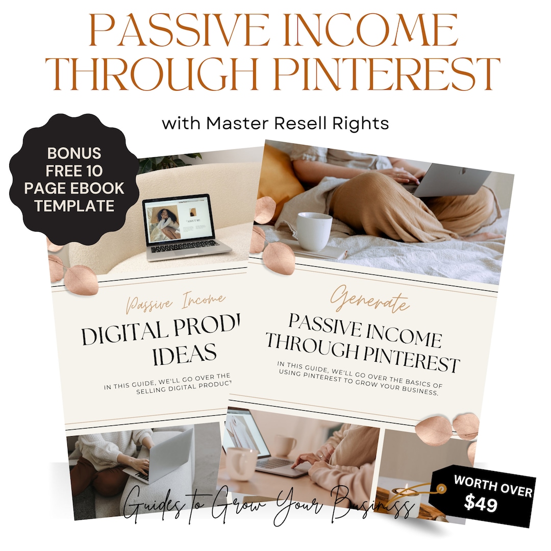 Passive Income Through Pinterest Master Resell Rights Faceless ...