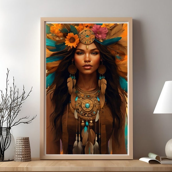 Native American Wall - Etsy