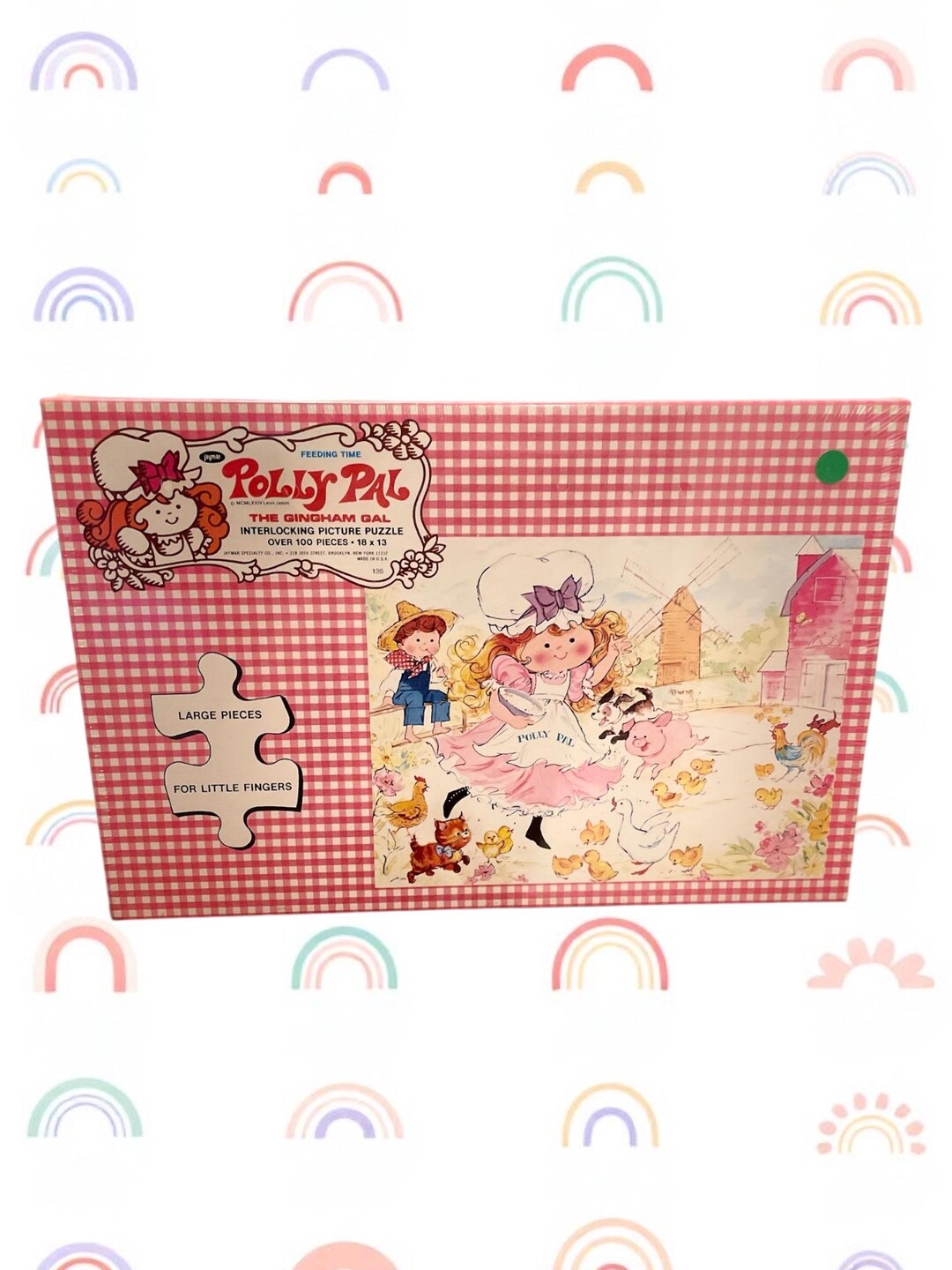 Kitschy 70s Polly Pal Gingham Gal Sealed 100 Piece Puzzle - Orginial ...
