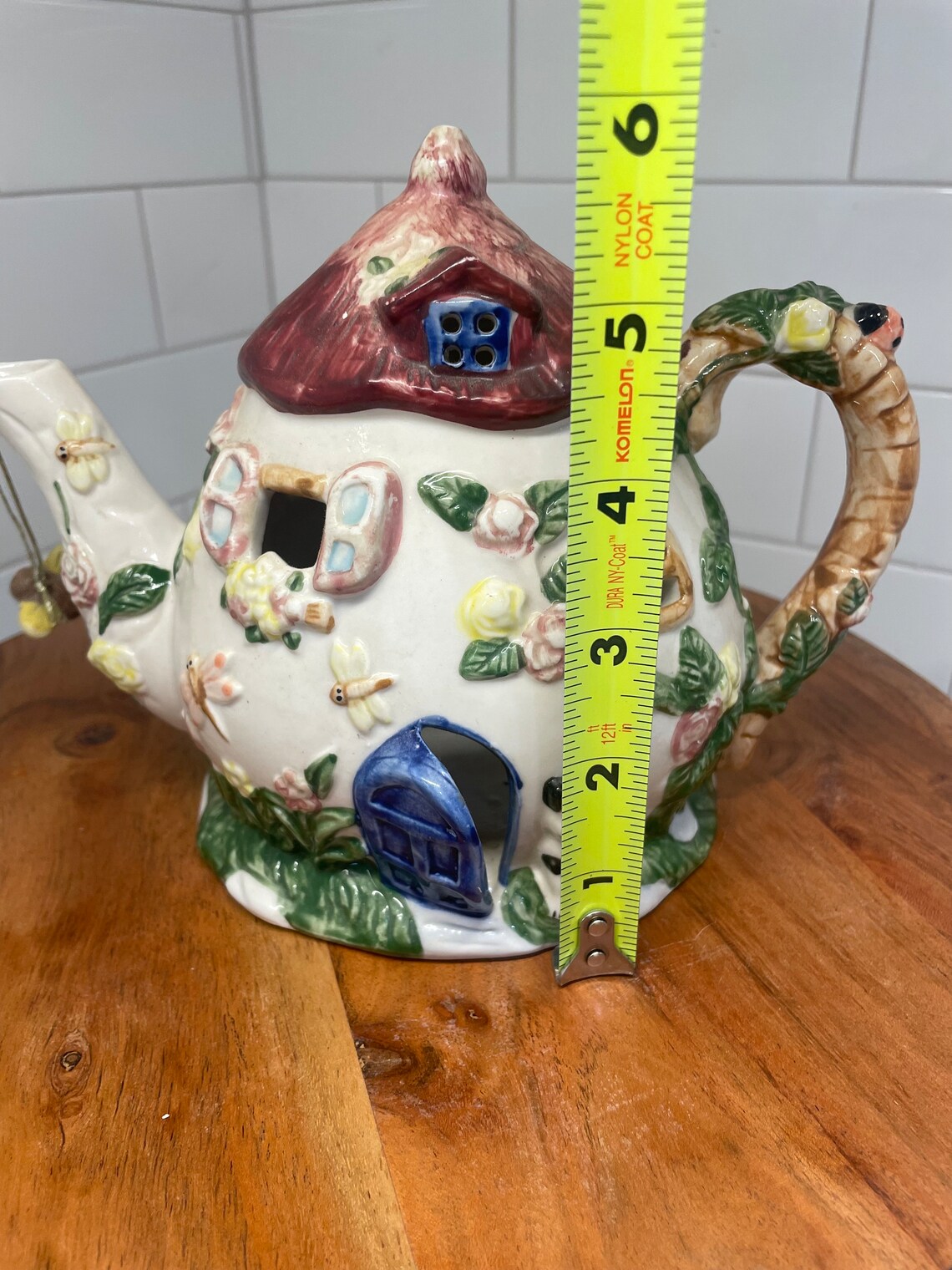 Vintage Ivy Teapot Cottage Tealight Holder Luminary Candle Holder Home ...