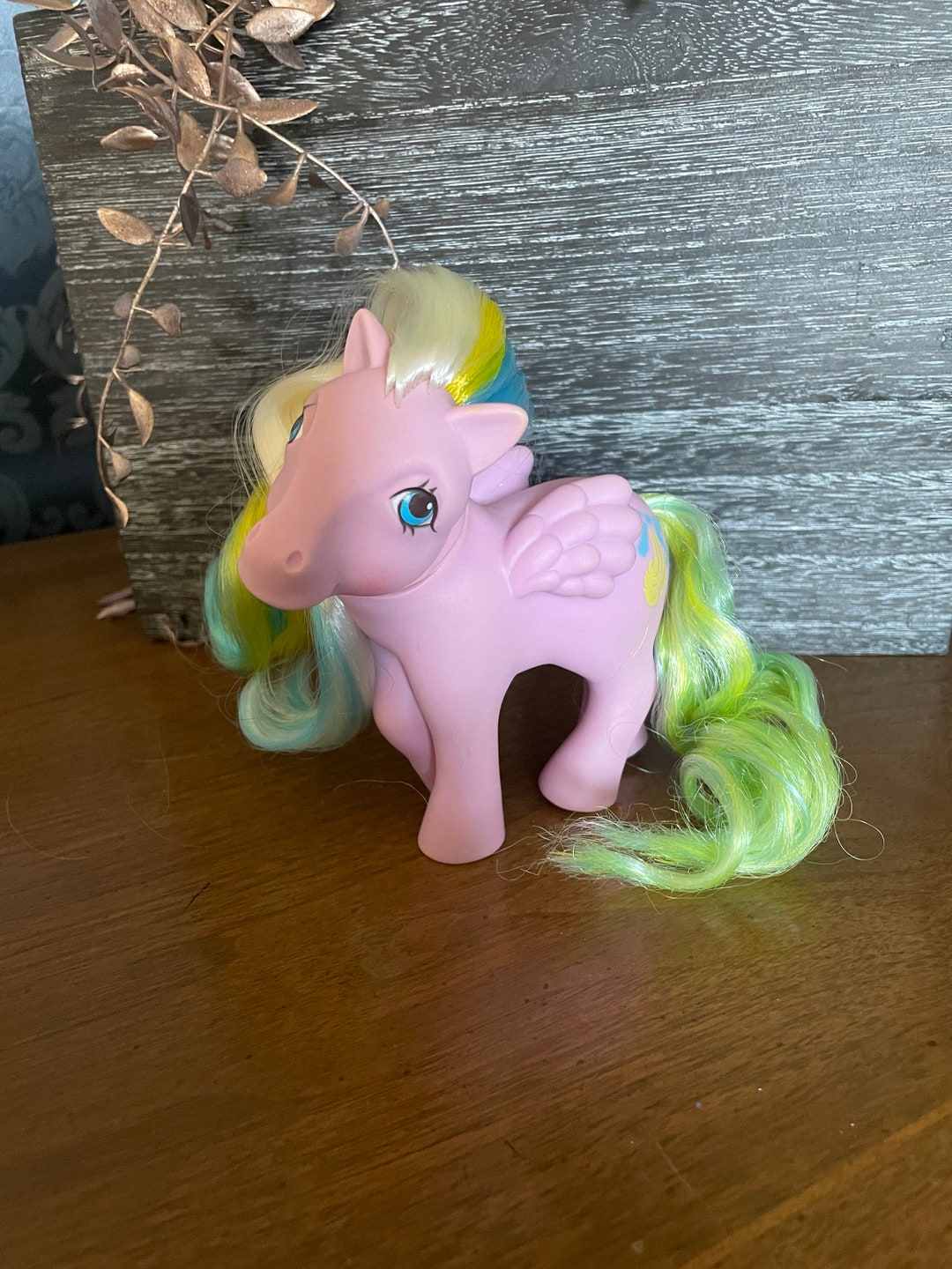 Retro 1980s Hasbro G1 MLP My Little Pony Brush and Grow Curly Locks ...