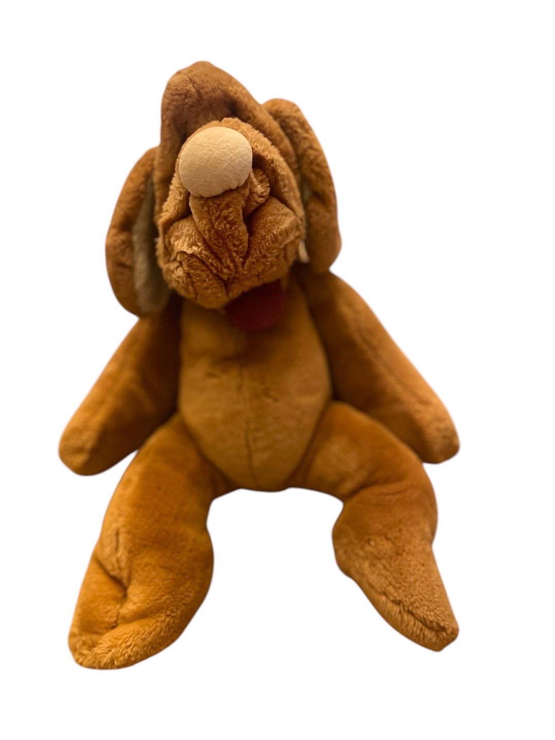 Vintage Ganz Wrinkles the Dog Plush Puppet - Retro Toys - Etsy