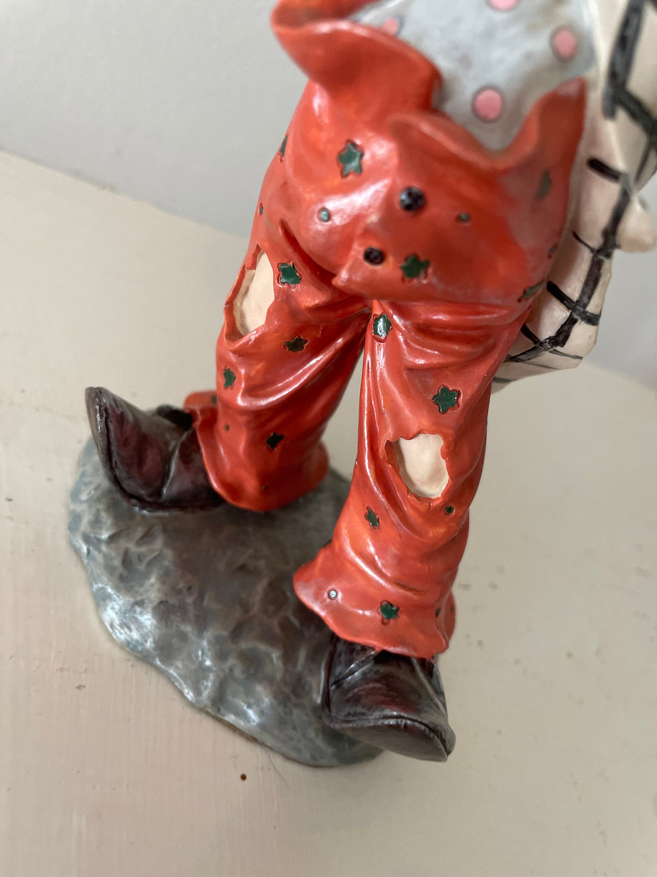 7 Goofy Clown Blowing on Bent Horn Figurine - Etsy