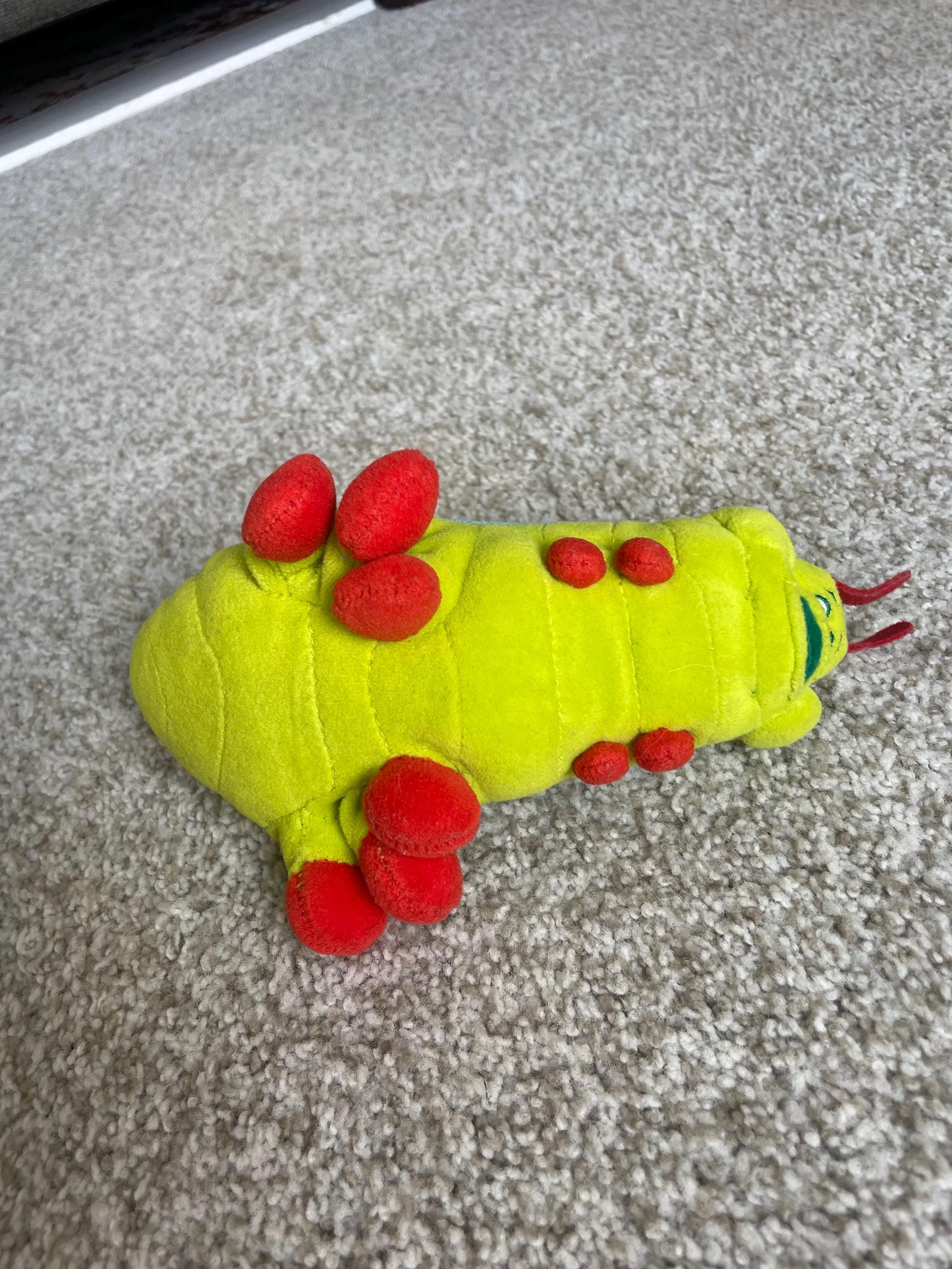 Retro “A Bug’s Life” Heimlich 8” Caterpillar Plush Toy - Vintage Movie ...