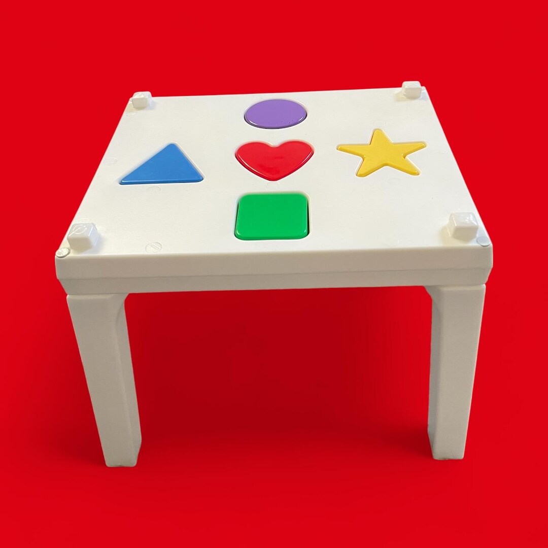 RETIRED American Girl Bitty Baby Shape Sorter Activity Table - Baby ...