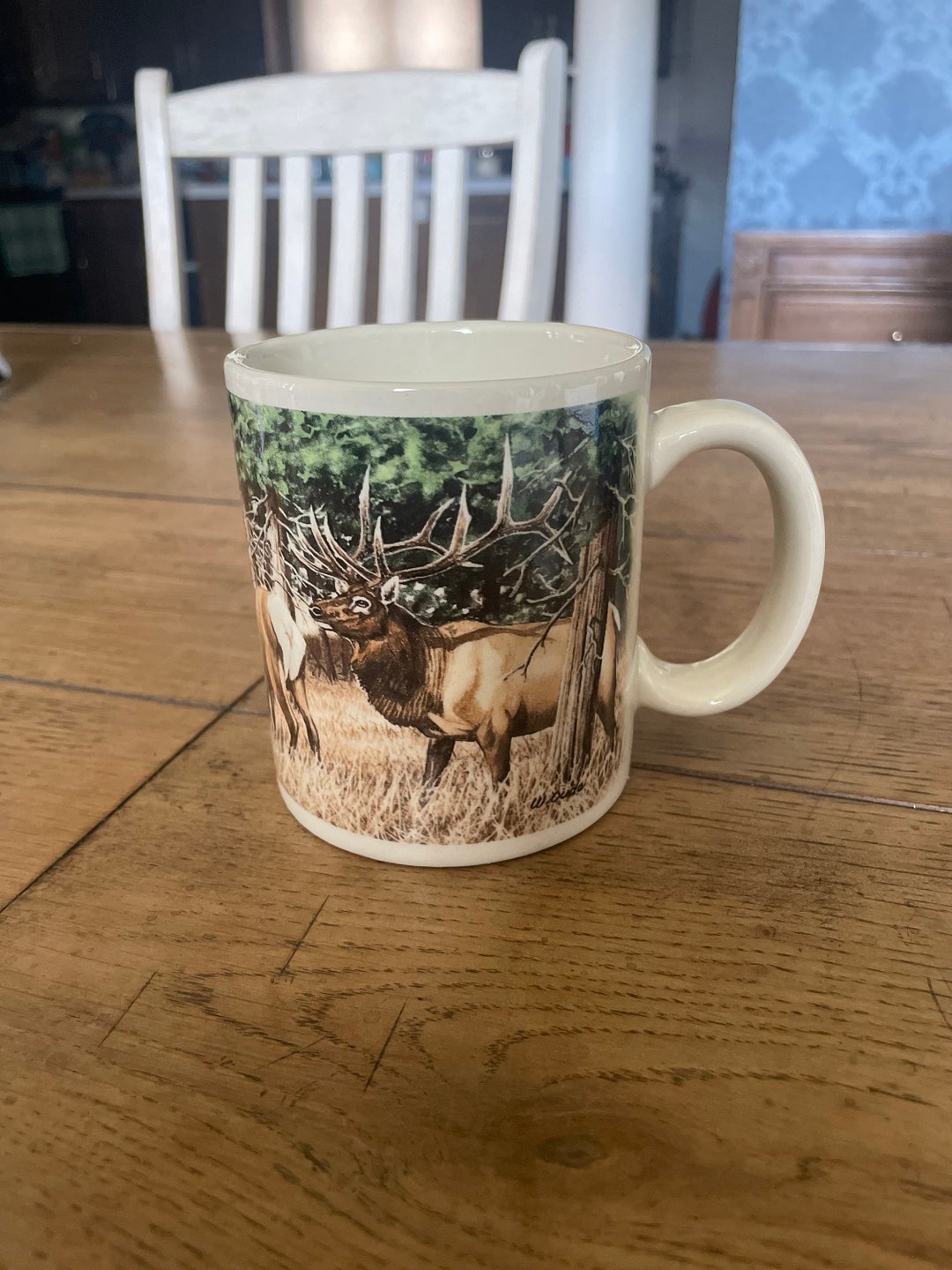 Otagiri USA Advantage Collection Elk Bull and Cows Wildlife Ceramic ...