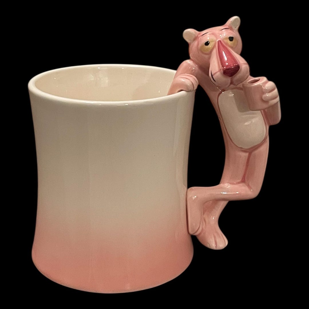 RARE 1981 Pink Panther (royal Orleans) Ceramic Mug - Made in Japan ...