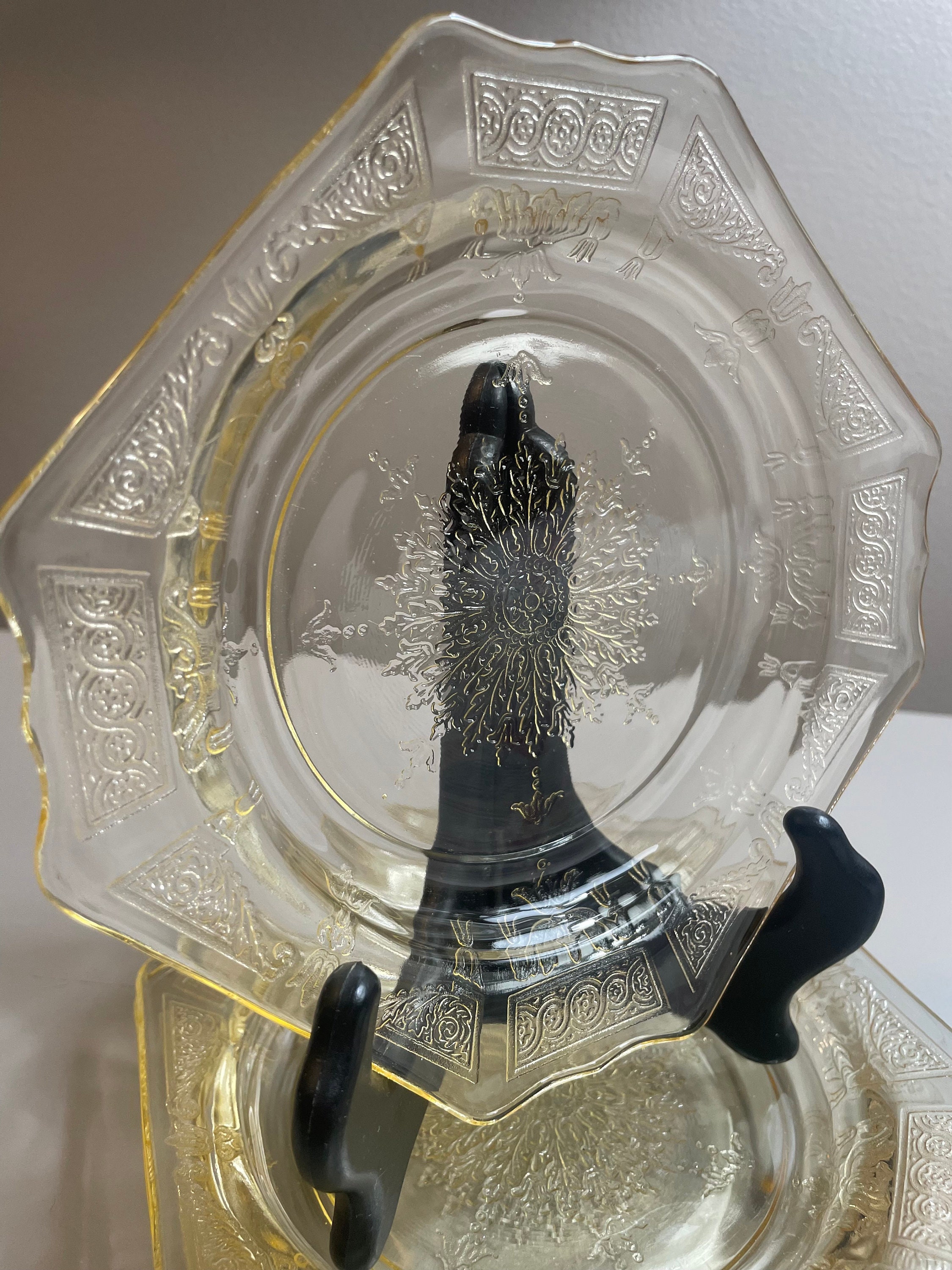 1930s Anchor Hocking Princess Depression Glass 6 Dessert Plates - Etsy
