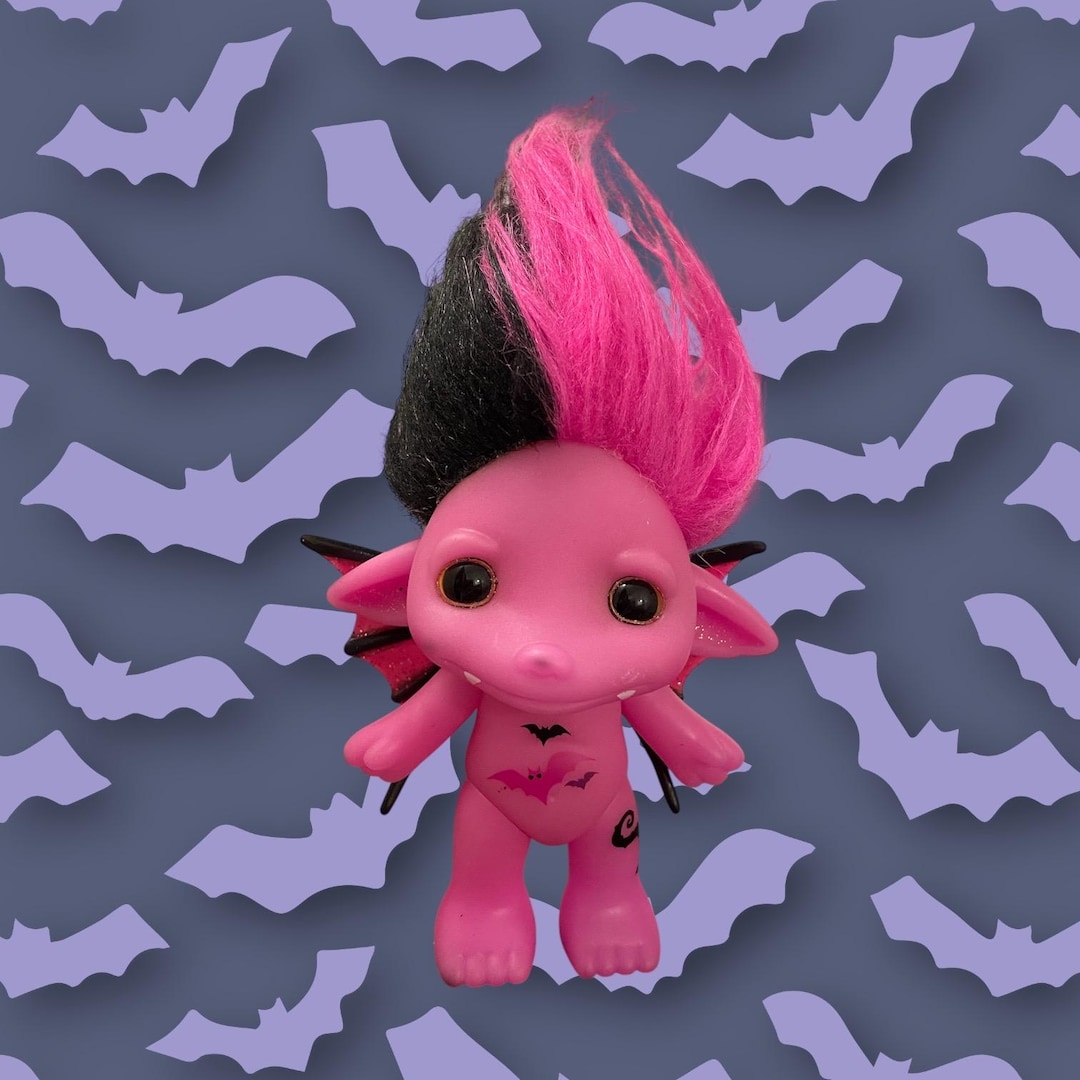 Vintage Zelfs “vampula” Large Troll Elf Doll - Moose Toys - Power ...