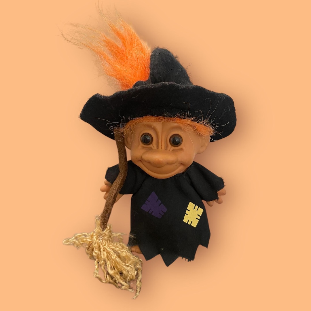 Vintage Russ Halloween Witch Troll Doll - Kitschy Toy Collection ...