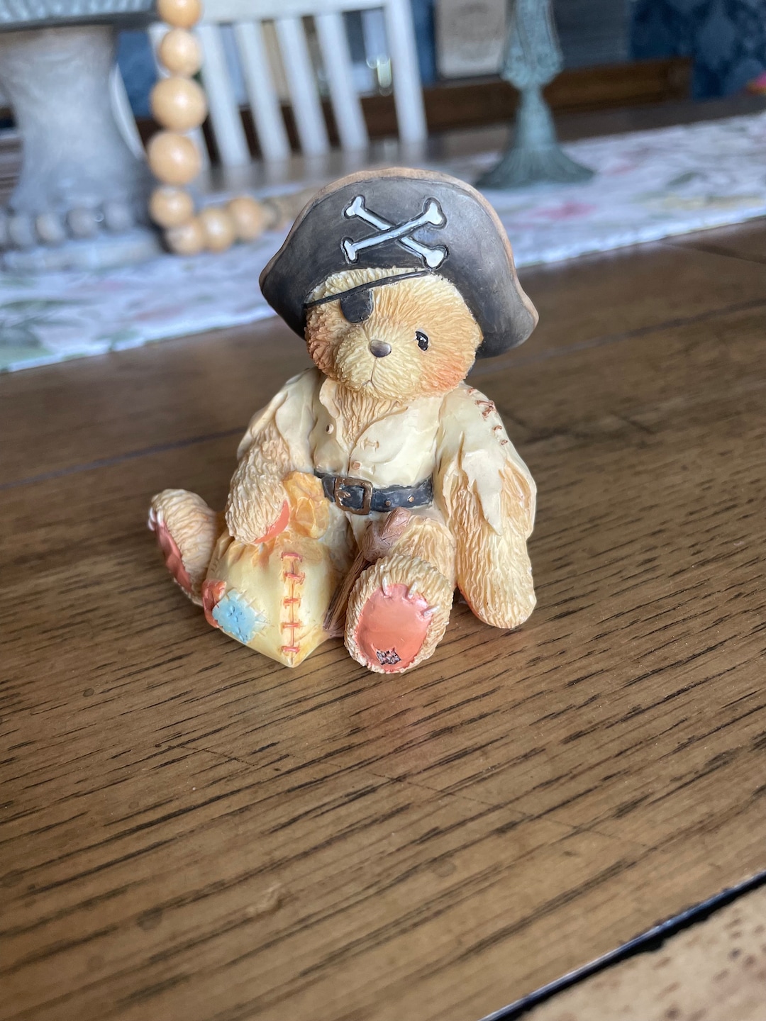 Cherished Teddies Halloween Pirate Costume Teddy Bear Figurine - Home ...