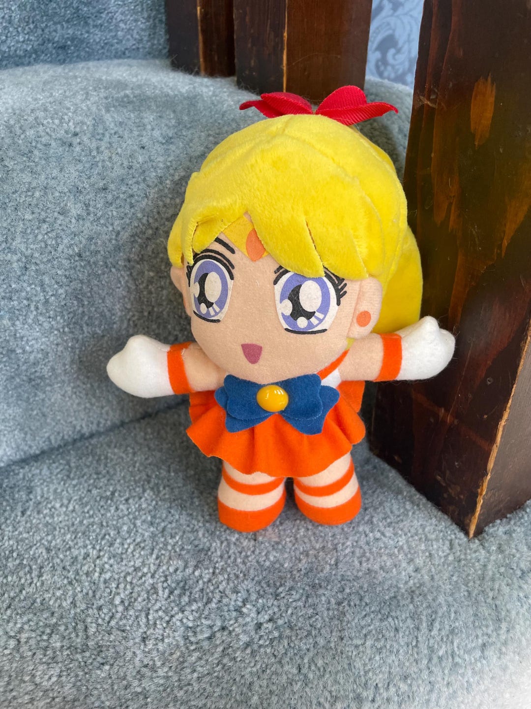 Vintage 2000 Venus Orange Stuffed Plush Toy - Sailor Moon Collector’s ...