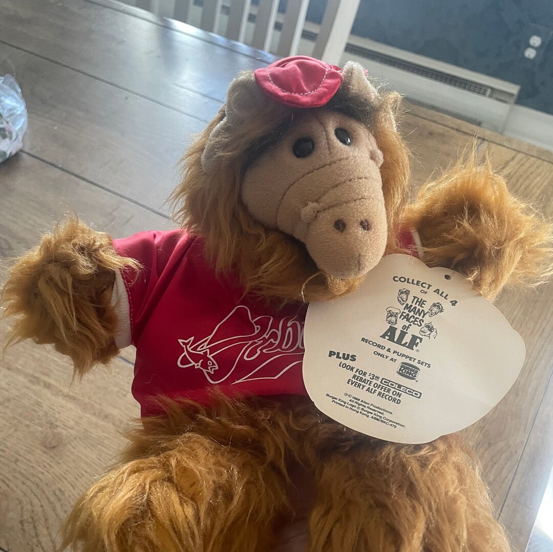 1980s Burger King Alf Character Baseball Hand Puppet original Tags ...