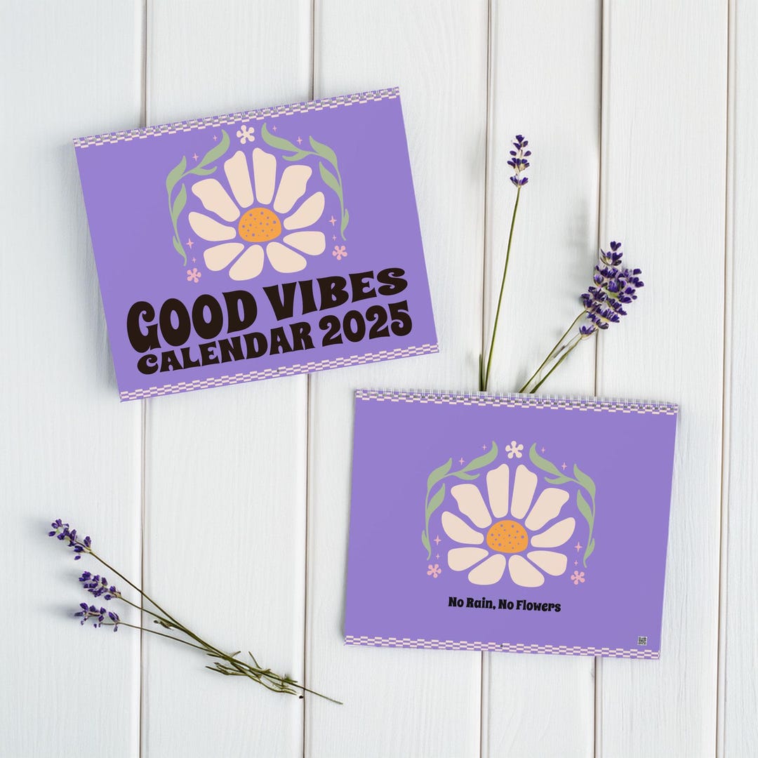 Motivational Wall Calendar 2025, Inspirational Quote Calendar, Daily ...