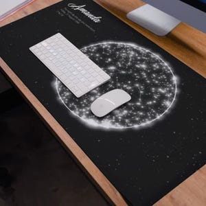 Custom Mats, Celestial, Office Decor, Personalized Gifts, Custom Desk ...