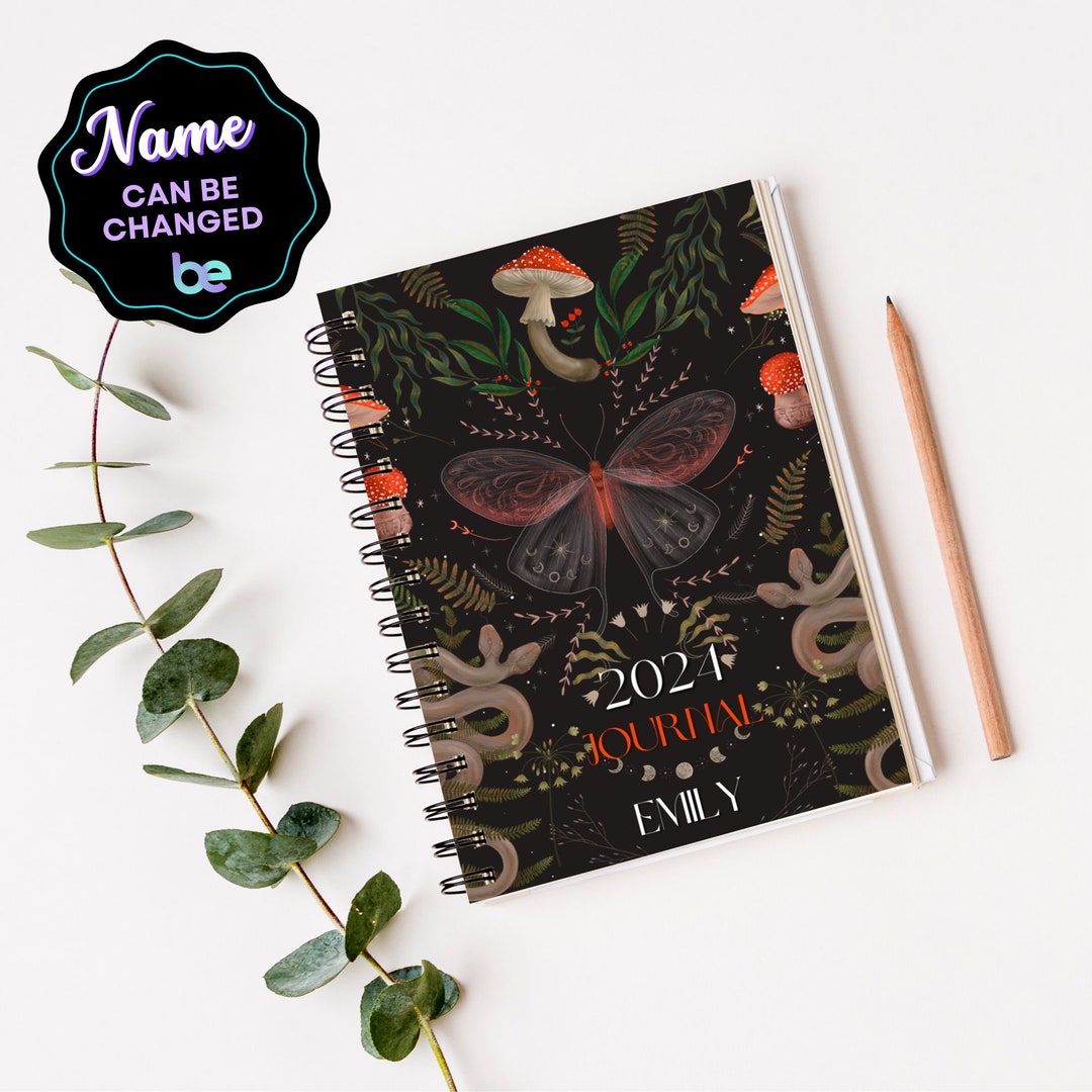 Personalized Mystical Forest Journal, Mystical Gifts, Personalized ...