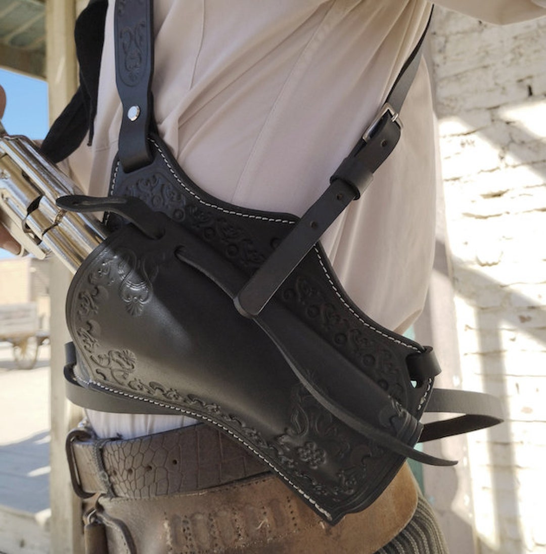 Doc Holliday Shoulder Gun Holster in Leather tombstone Movie 1993 ...