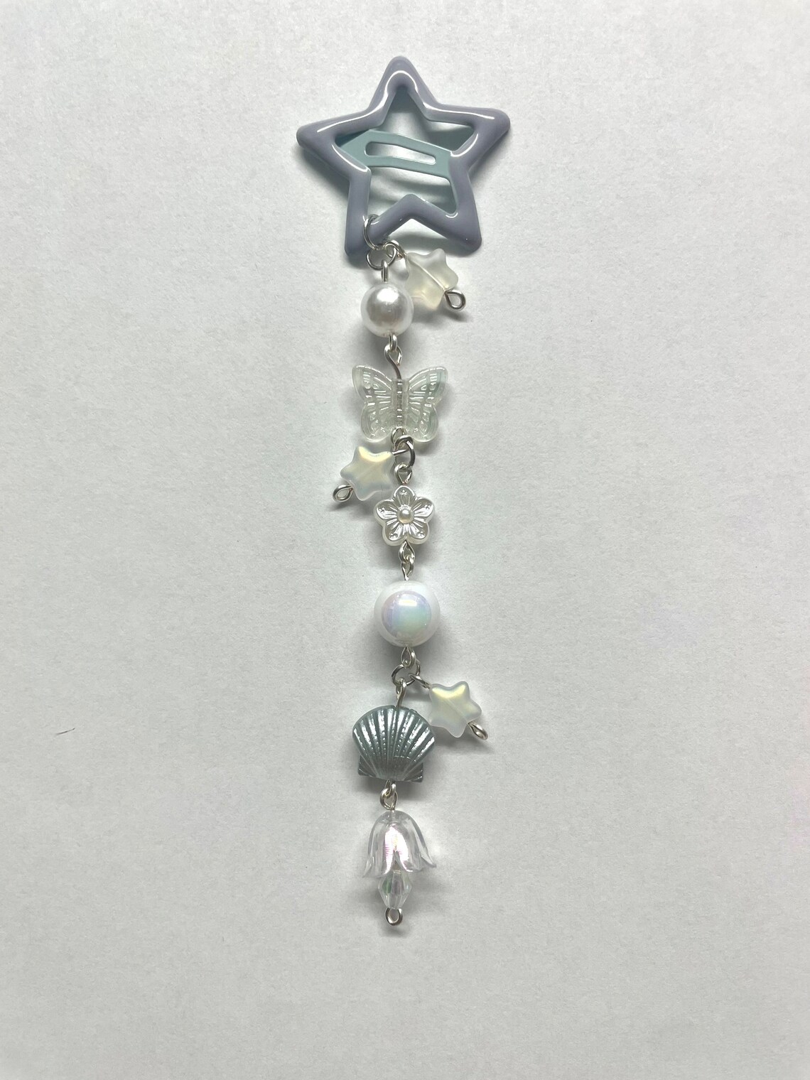 Star Clips With Beaded Charms - Etsy