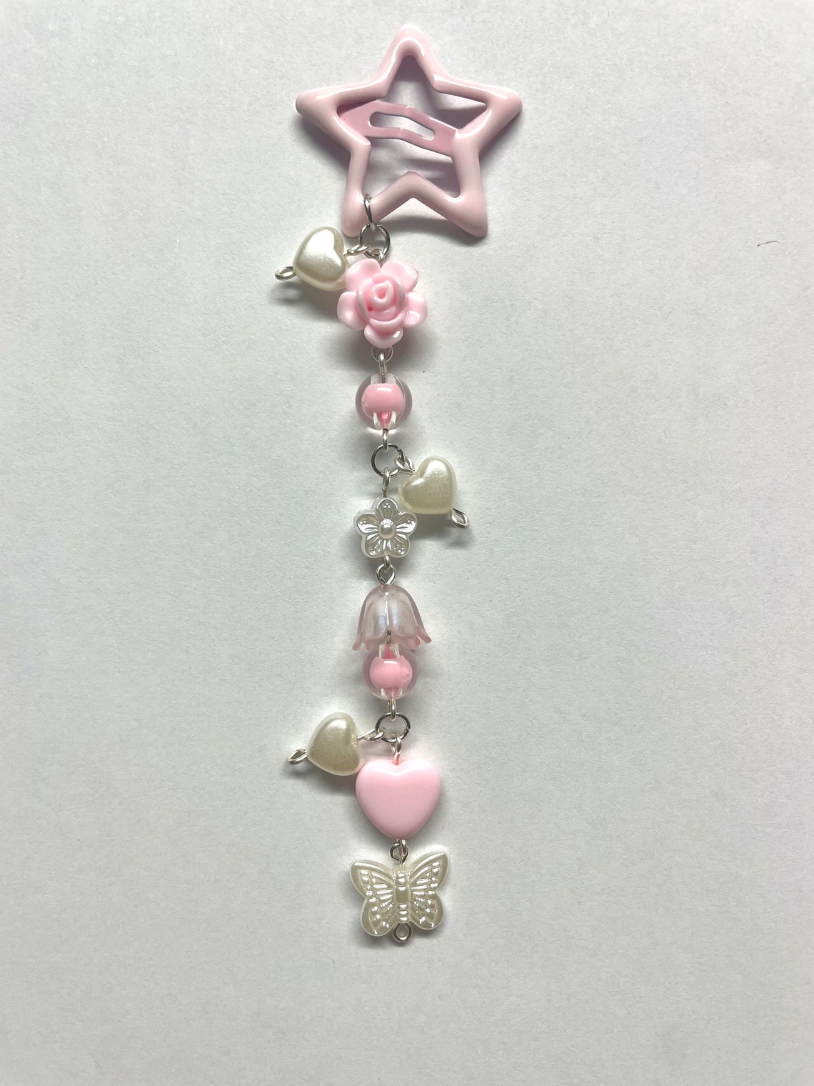 Star Clips With Beaded Charms - Etsy