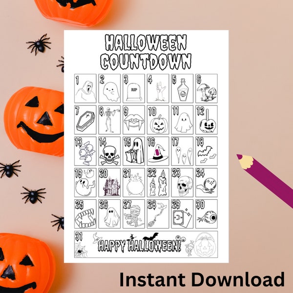 Halloween Countdown - Etsy